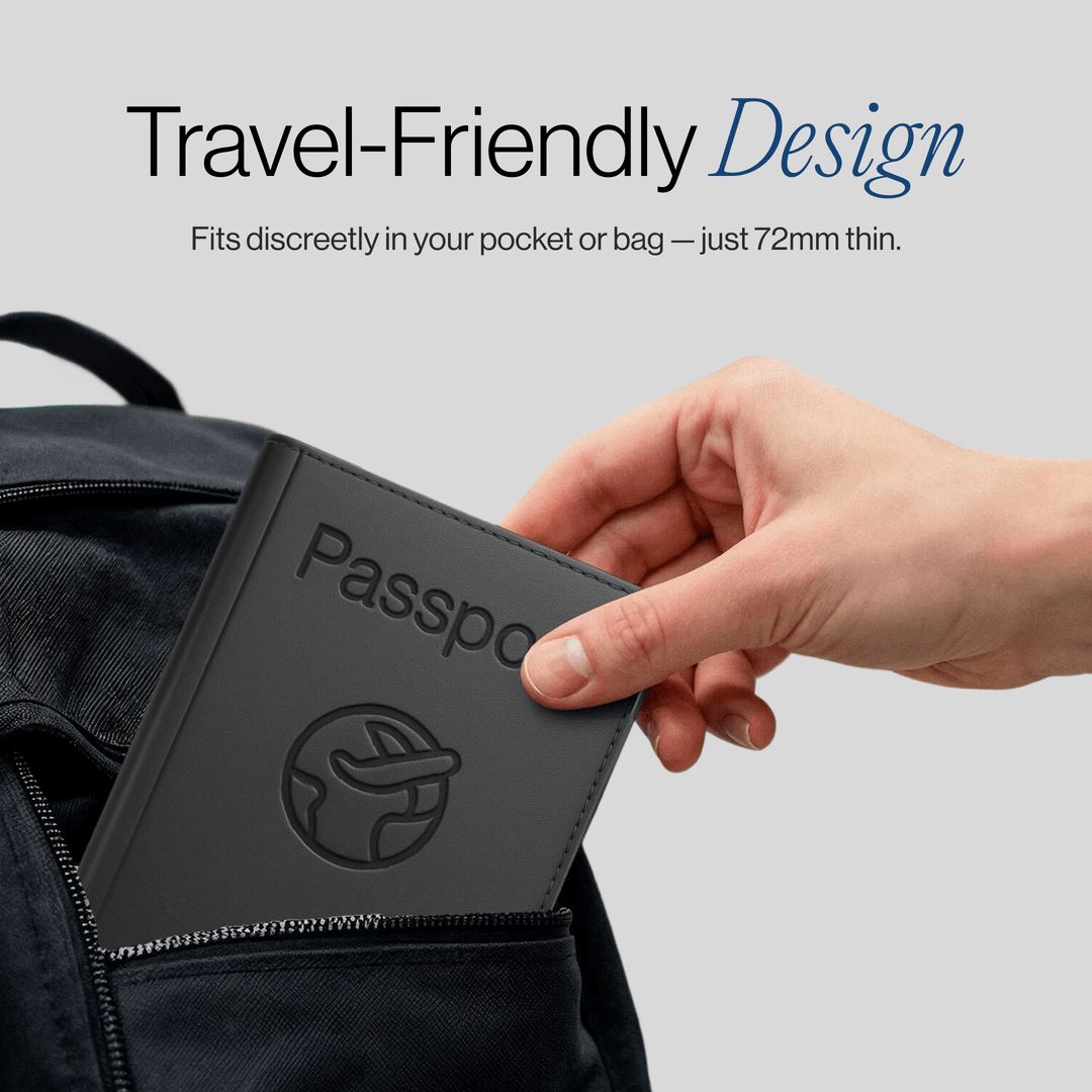 Trackable Passport Cover | Spotminders.