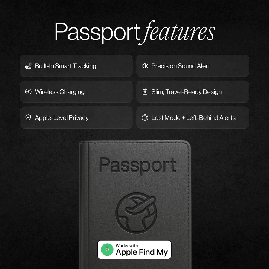 Trackable Passport Cover – Spotminders.
