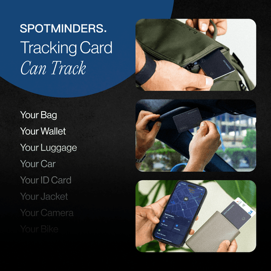 Spotminders Tracking Card | Find My Wallet Tracker – Spotminders.